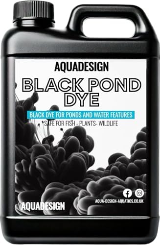 AquaDesign BLACK Liquid Pond Dye 2500ml For Ponds And Water Features ...