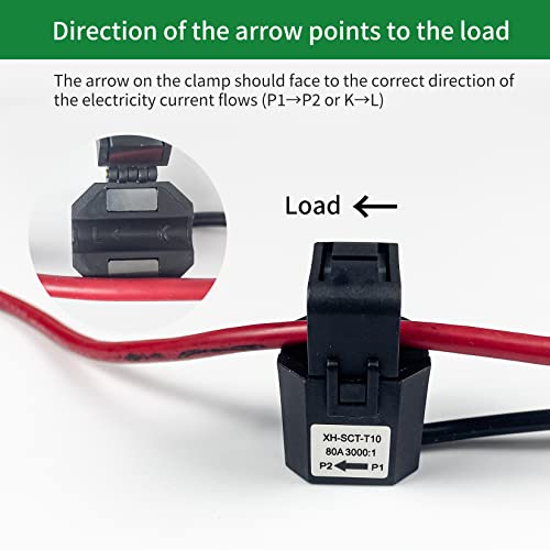 OWON 3 Phase WiFi Smart Home Energy Monitor, 3 Phase Clamp Meter with 3 ...