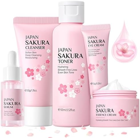 Amazon.com : Skin Care Sets for Teenage Girls JAPAN SAKURA Women Beauty ...