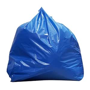 HEAN Large Fresh eco-friendly blue garbage bag-15 pcs. Heavy Duty 75 ...