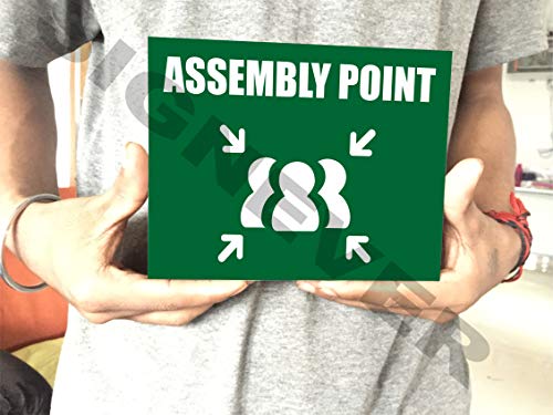 Buy SIGN EVER Assembly Point Sign Board For School College Office Bank ...