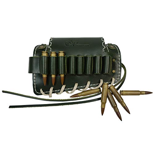 op original power Leather Rifle Buttstock Ammo Holder with Cheek Rest ...