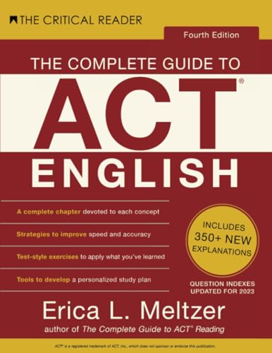 The Complete Guide to ACT English, Fourth Edition | Amazon price ...