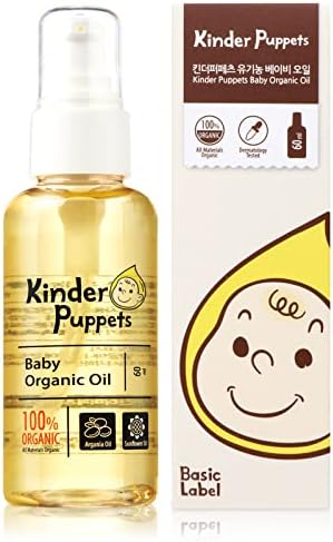 Amazon.com: Kinder Puppets 100% Organic Baby Oil Fragrance Free | Shea ...