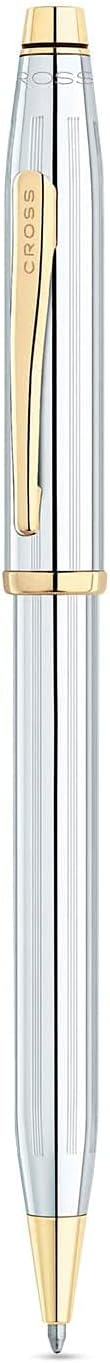 CROSS Century II Medalist – Ballpoint Pen in Chrome with 23 CT Gold ...