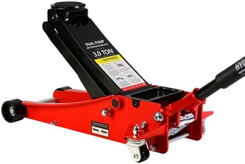 Amazon.com: 3 Ton Floor Jack with Dual Piston Quick Lift Pump ...