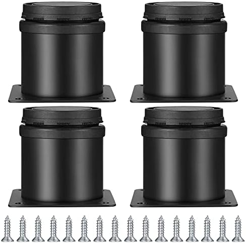 4pcs 50x50mm Adjustable Support Furniture Legs Kitchen Cabinets ...