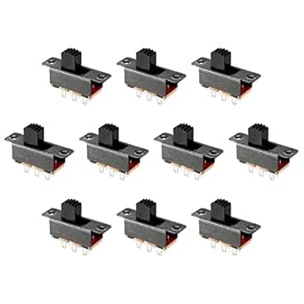 Rebower Toggle Switch Latching Slide Control 6 Pin 2P2T, [for ...