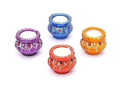 My Handicraft India Store Matki Diya Handmade Traditional Earthen Clay ...