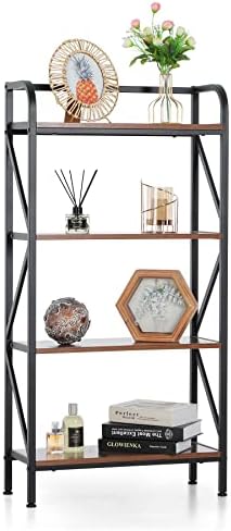 Amazon.com: Hedume Bookcase, 3-Tier Open Shelf Bookcase, Small Bamboo ...