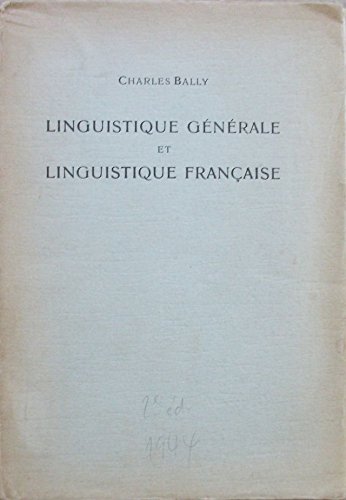 Amazon.co.jp: Linguistique générale et Linguistique française, par ...