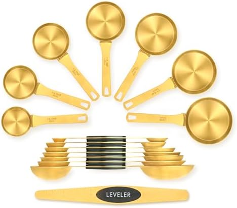 Amazon.com: Foyucool Magnetic Measuring Spoons and Cups Set of 15 ...