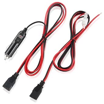 Amazon.com: Airiton CB Radio Power Cord 3Pin Plug Cable 2-Wire 15A CB ...