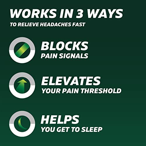 Excedrin PM Sleep Aid with Headache Relief Caplets for Nighttime ...