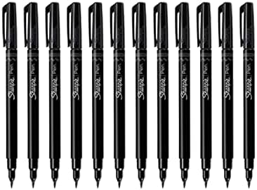 Amazon.com : SHARPIE Permanent Markers, Brush Tip, Assorted, 12 Pack ...