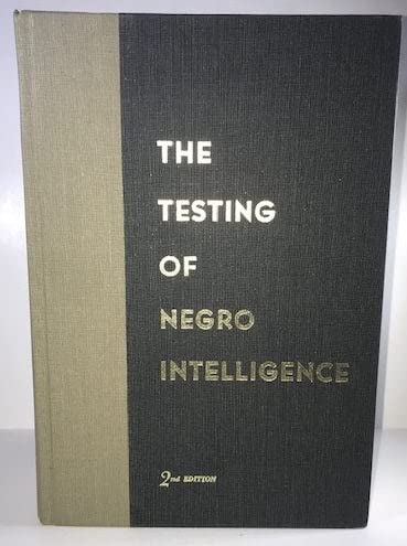 The testing of Negro intelligence: shuey, audrey: Amazon.com: Books