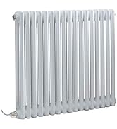 Milano Windsor - White Cast Iron Style Horizontal Double Column ...
