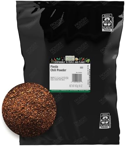 Amazon.com : Frontier Chili Powder Blend, Fiesta, 16 Ounce Bag ...