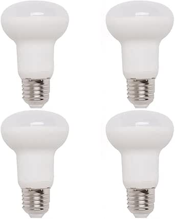 R63 Reflector E27 LED Bulb, 4-Pack Daylight 6000K, BR20 R63 Spotlight ...