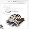 Amazon.com: MIFSOIAVV Brown Cowhide Oven Mitts and Pot Holders Sets ...