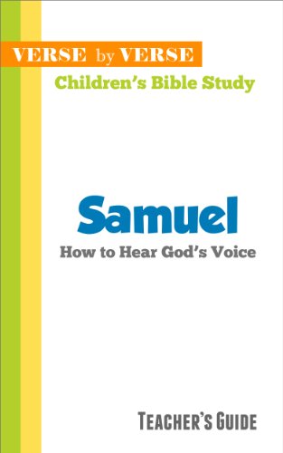 Samuel: How to Hear God's Voice (Verse by Verse Children's Bible Study ...