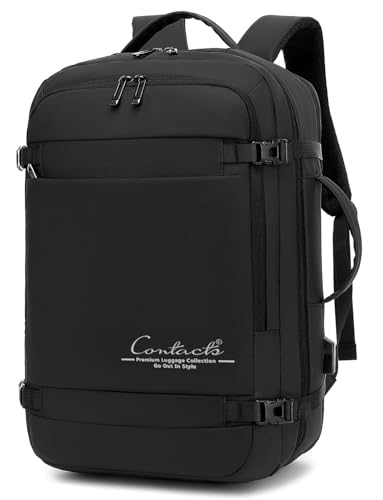 Contacts Expandable Travel Backpack 40L, Waterproof, USB Charging, Anti ...