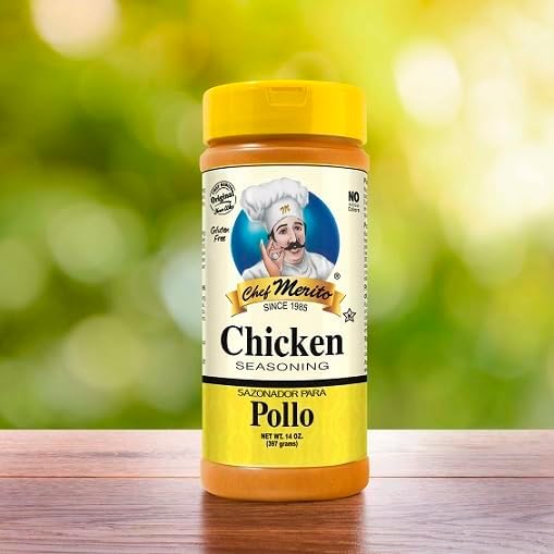 Amazon.com: Chef Merito Condimento de pollo, 14 onzas : Comida Gourmet ...