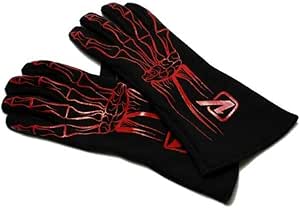 Amazon.com: Velocita 147 Safety Driving Gloves Racing 2 Layer Skeleton ...