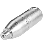 Amazon.com: QIANRENON XLR Female to Male Panel Mount Cable Connector ...