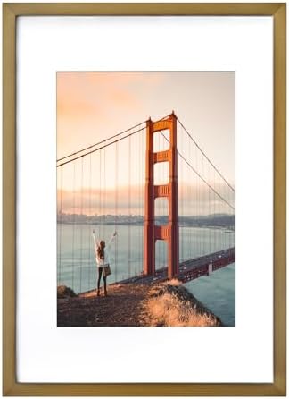 Amazon.com - KINLINK A2 Picture frame Brown, Wood frame with Acrylic ...