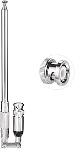 Amazon.com: Police Scanner Antenna 8 Section Telescopic BNC Male Ham ...