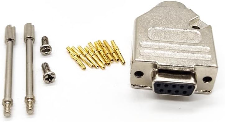 Amazon.com: Elecbee DB 9 Pin Female Crimp Connector Machine pin with ...