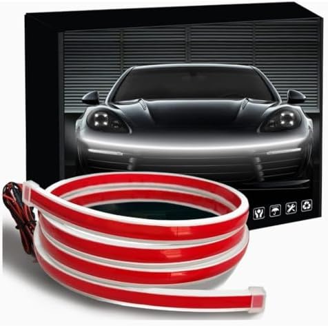 INDMOTIVE Exterior Car LEDStrip Lights, White Color Strip Lights For ...