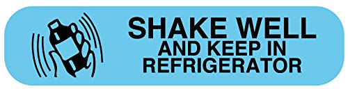 Amazon.com: United Ad Label Medication Instruction Labels Shake Well ...