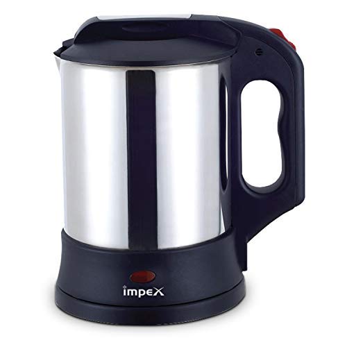 Impex STEAMER-1001C Stainless Steel Electric Kettle (1 Litre,1000 Watts ...