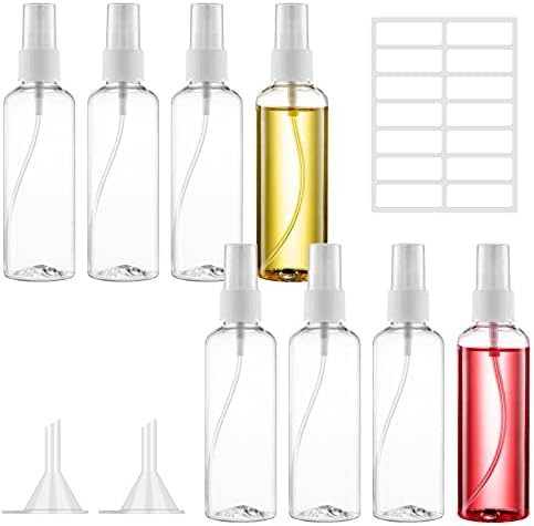 Ysimple Pack of 8 100 ml Spray Bottles, Travel Atomiser Spray Bottle ...