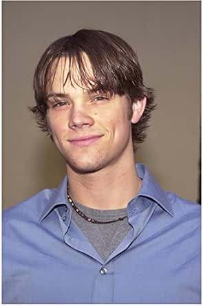 Jared Padalecki Bangs on Forehead Lips Pursed Together Slight Head Tilt ...
