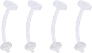 Amazon.com: Lex & Lu 4 Pack of Soft Clear Bio-Flex Invisible Eyebrow ...