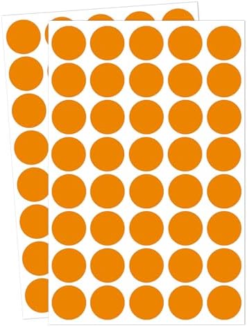 Amazon.com : 2000 PCS Circle Dot Stickers 3/4" Round Color Coding Label ...