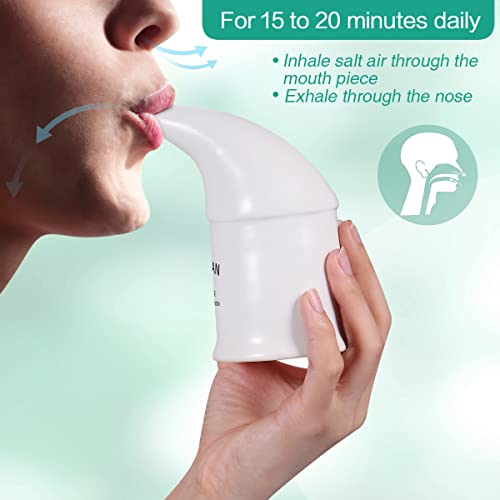 ORIA Salz Inhalator, Salzinhalator Keramik Salz Rohr Gefüllter ...