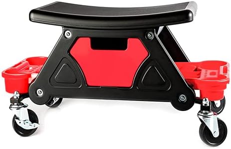 Amazon.com: VEVOR Mechanic Stool 300 LBS Capacity Garage Stool Gift for ...