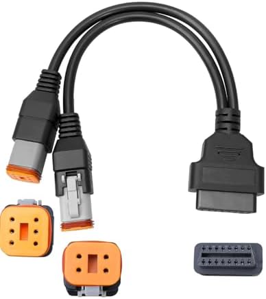 Amazon.com: 2-in-1 OBD2 Adapter Cable for Harley 4 Pin+6 Pin Motorcycle ...