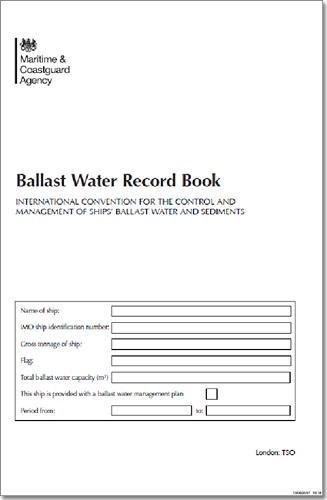 Amazon.com: Ballast Water Record Book: 9780115534478: Maritime ...