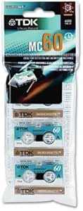 Amazon.com: Tdk 20300Us Cassette Micro 60M 3Pk Cr : Electrónica