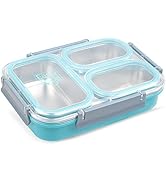 Amazon.com: Easy Togo 3 Tier Lunch Box 43Oz-Pink Stainless Steel Stackable Lunch Box with Lunch ...