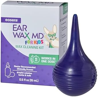 Amazon.com: eosera® Ear Wax MD® Cleaning Kit - Fast-Acting Ear Wax ...