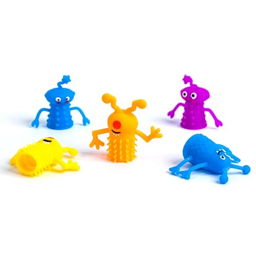 Toyseum 24 x Alien Finger Puppets, Fillers for Kids Space Themed Party ...