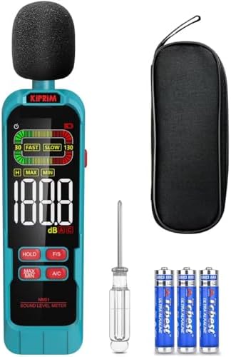 Amazon.com: Aicevoos Decibel Meter Portable Sound Level Meter dB Meter ...