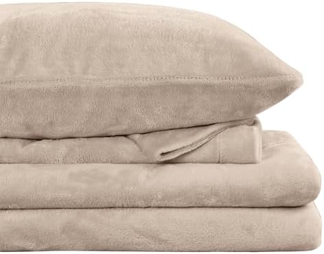 Amazon.com: NY Loft Ultra Soft Micro Fleece Sheets Set with Extra Deep ...