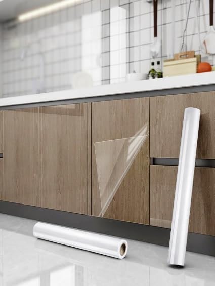 SUPERFAB™ Clear Kitchen Sticker Waterproof & Oil-Proof Peel & Stick ...